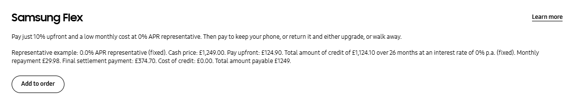 Help and Support – Samsung Finance UK